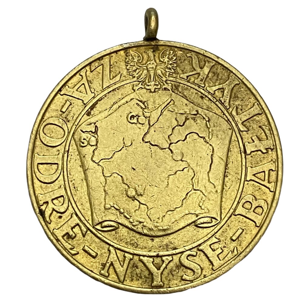 Польша, медаль "За Одру, Нису и Балтику" 2 тип 1951-1971 гг. (без ленты)