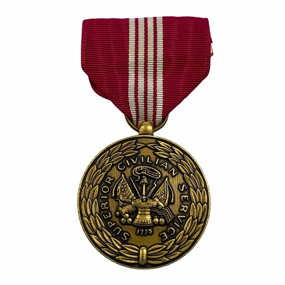 США, медаль "За выдающуюся службу гражданских служащих в армии. От Министерства армии" 1959-1980 гг.