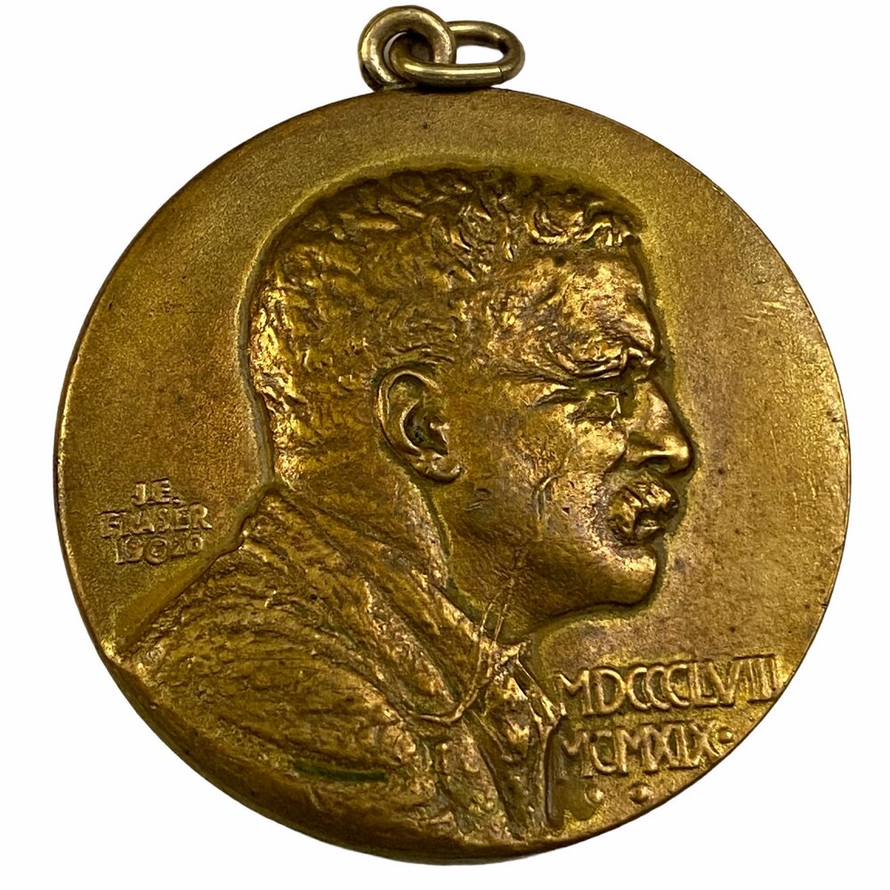 США, медаль "За заслуги от мемориальной организации Теодора Рузвельта" 1920-1980 гг.