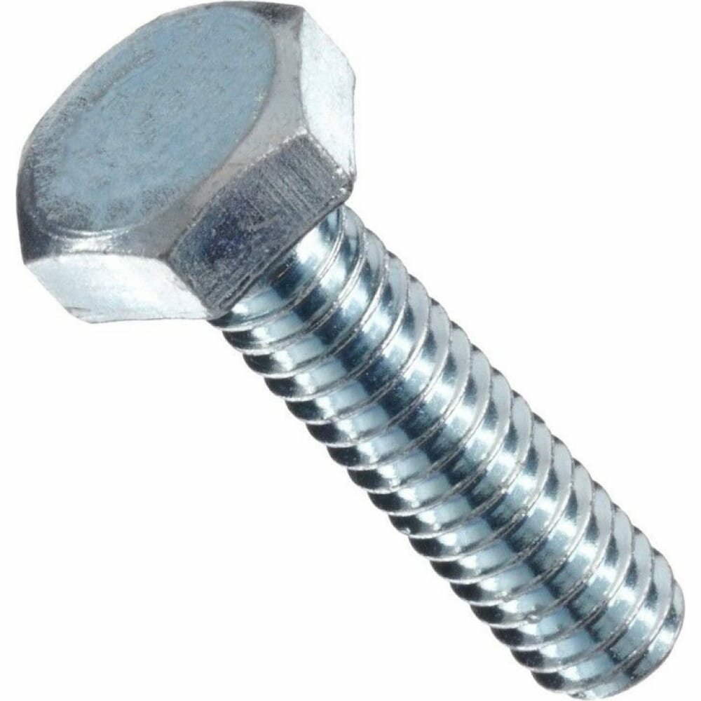 Болт с полной резьбой металлсервис м12x60, din 933, цинк, 1 кг, пакет мс, уличных конструкций