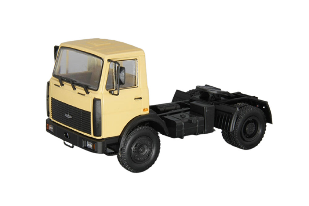 Модель коллекционная НАШ автопром Минский 5433 седельный тягач 1991-1997 бежевый