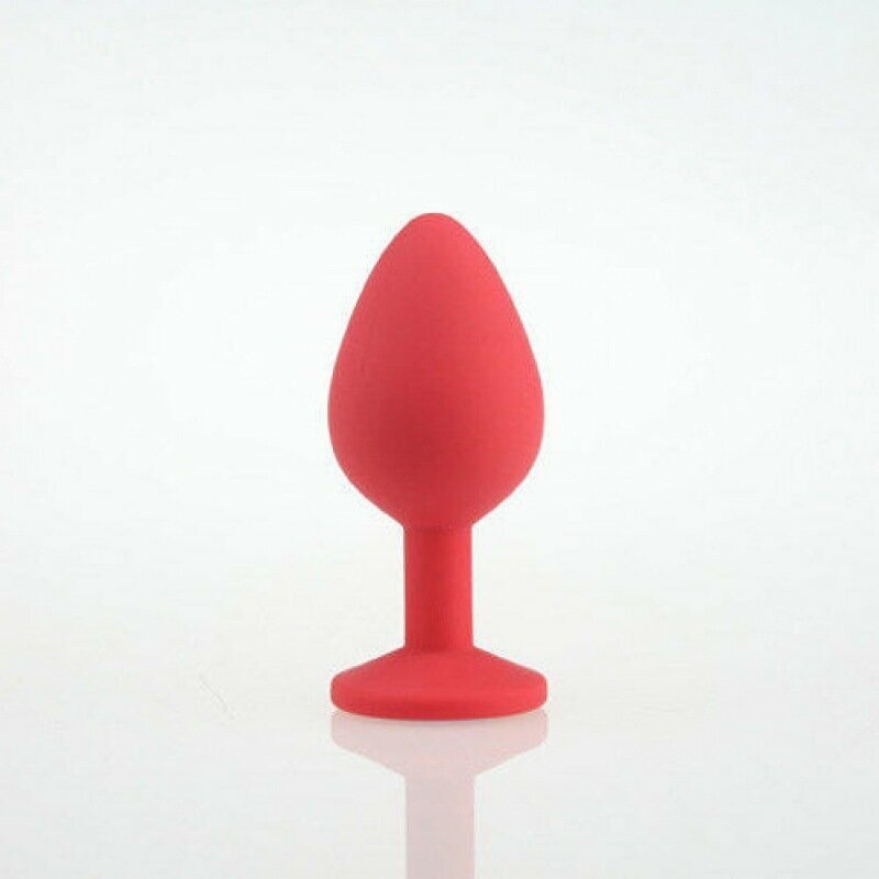 Анальная пробка, Товары для взрослых, для пар, 18+ для мужчин и женщин, L ( 4x9,5 ) размер, медицинский силикон, пробка анальная с кристаллом