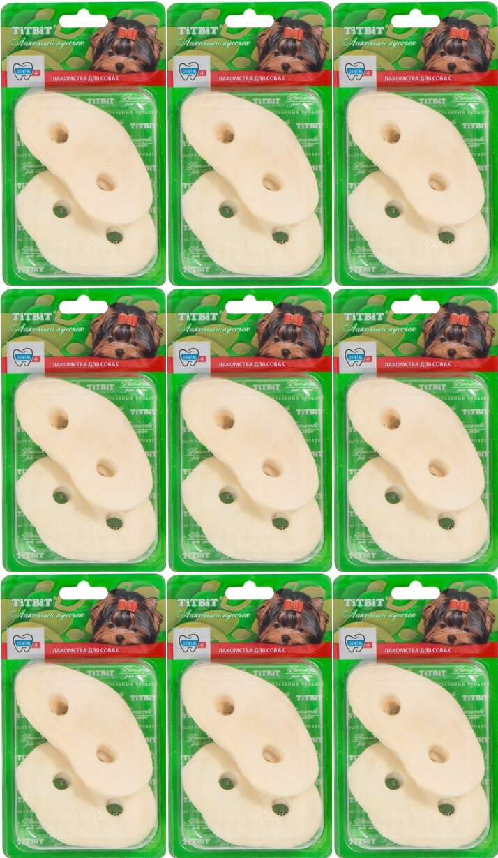 Titbit Лакомство для собак Пятачок диетический Б2-M,9 шт