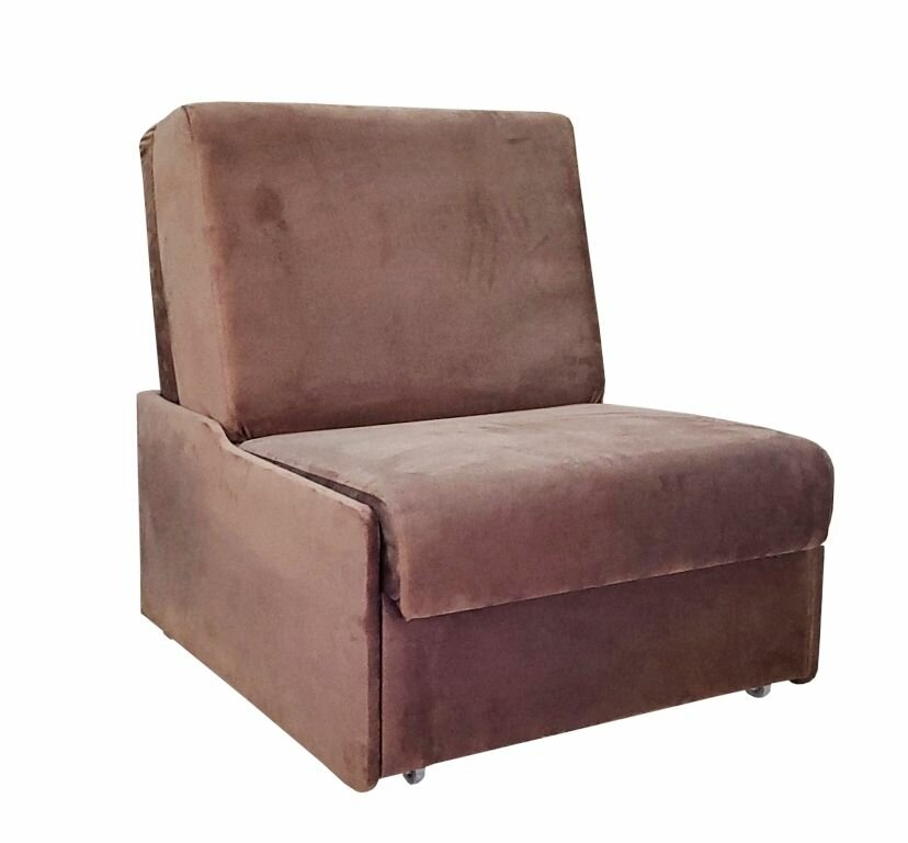 Кресло кровать Блисс без подлокотников Форест коричневый 80х190 см