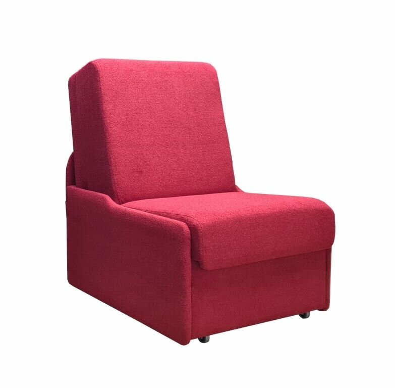 Кресло кровать Блисс красный Астра велюр 60х190 см Пенополиуретан.