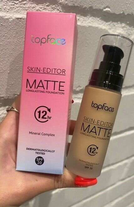 Topface тональный крем матирующий SPF20 Skin Editor Matte Foundation PT465, 004 тон