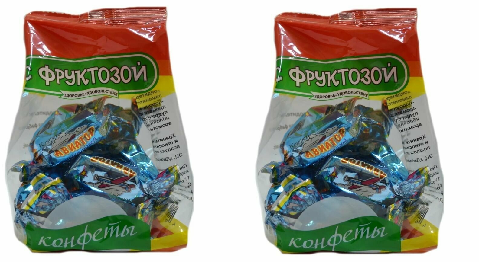 Конфеты Покровск, Авиатор, на фруктозе, 185 г, 2 уп