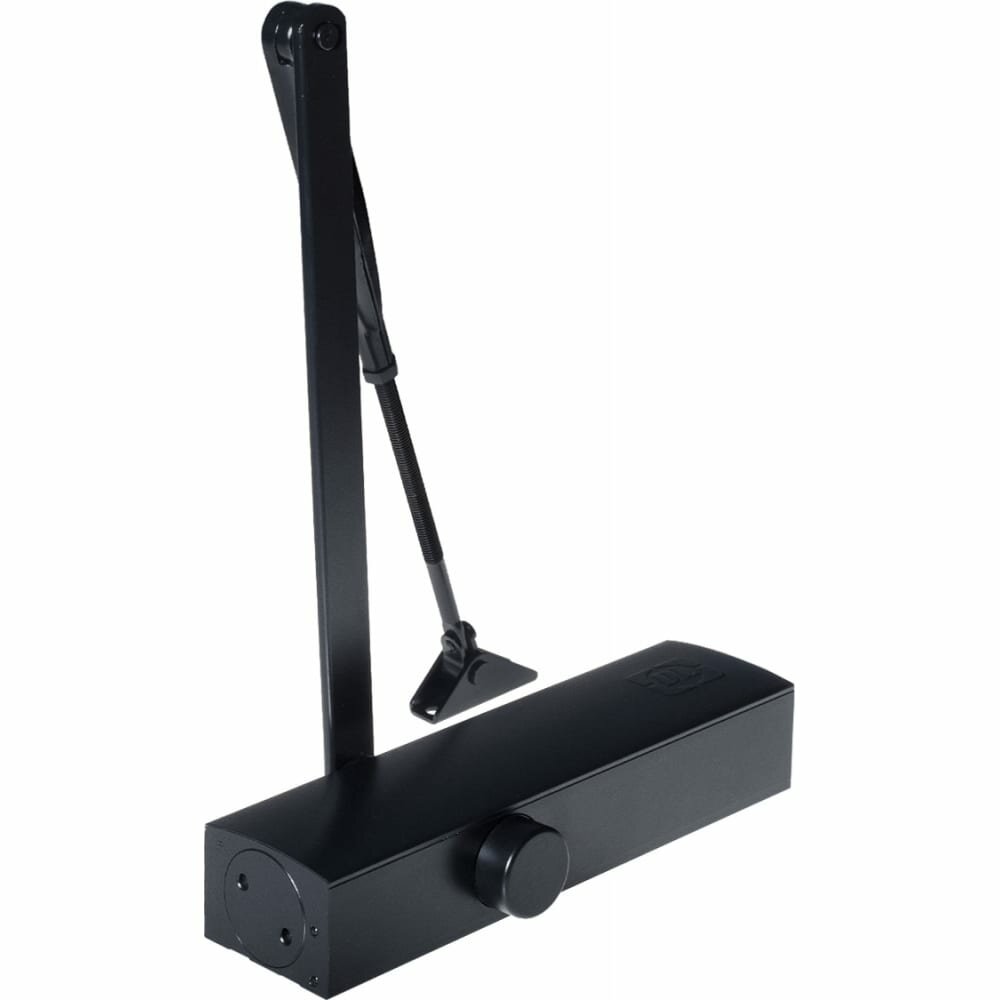 Дверной доводчик Doorlock DL200N BC DC EN2-5 с регулируемыми функциями тормоза открывания черный 75563, со встроенными