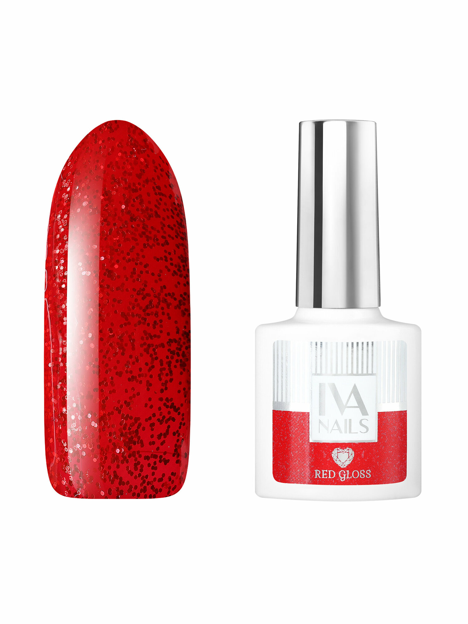 Гель-лак IVA nails, Red Gloss №1