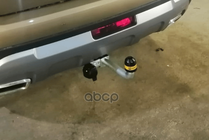 Фаркоп с оцинк. шаром Geely Atlas 2017-2021 крепление шара на двух болтах Motodor арт. 94201-A