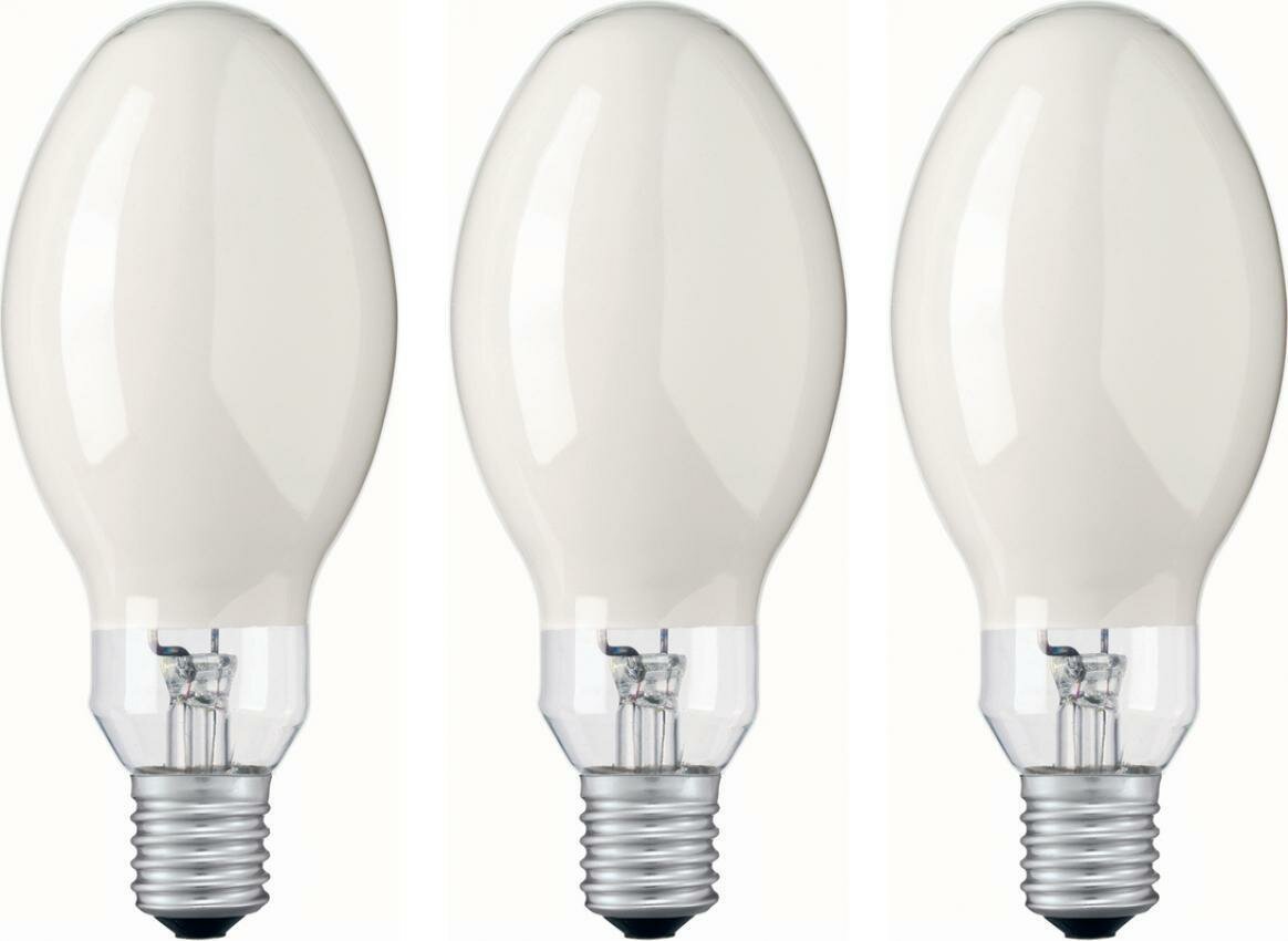 Газоразрядная ртутная лампа ДРВ 160Вт E27 (комплект из 3 шт)