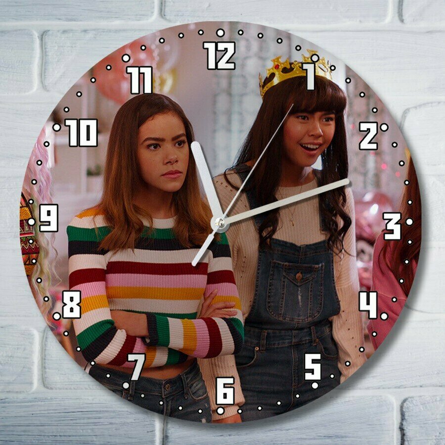 Настенные часы УФ с рисунком сериалы Ginny & Georgia - 3978