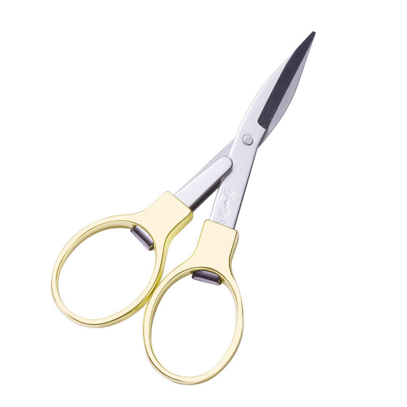 Складные ножницы с двойным кругом Zhang Xiaoquan, портативные мини-ножницы, мини-ножницы для рыбалки, путешествий, домашнего использования, маленькие официальные