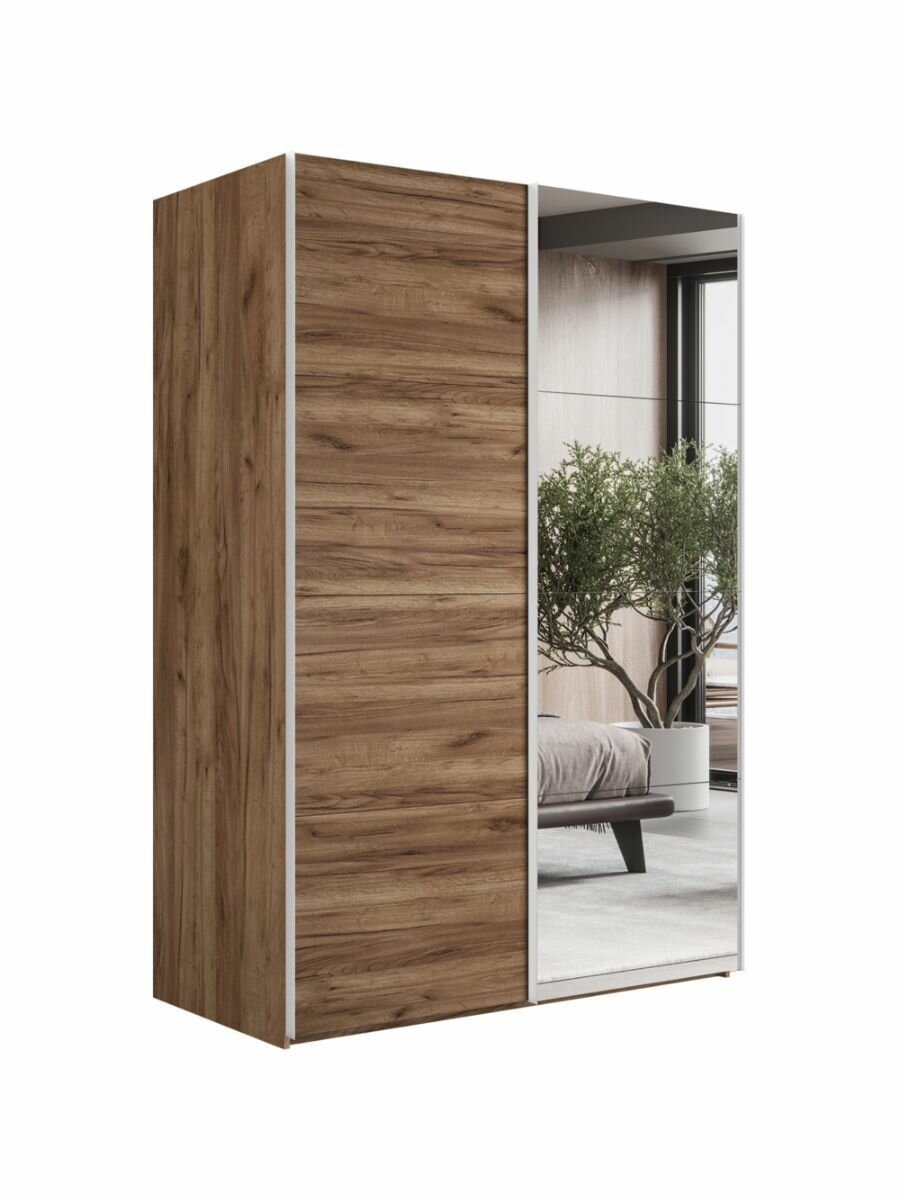 Шкаф-купе Эста 1,6 2,2м ЛДСП/зерк