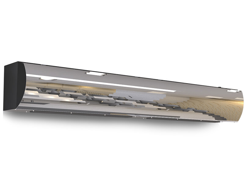 Тепловая завеса Тепломаш КЭВ-12П3043Е хром, с гранями, бриллиант