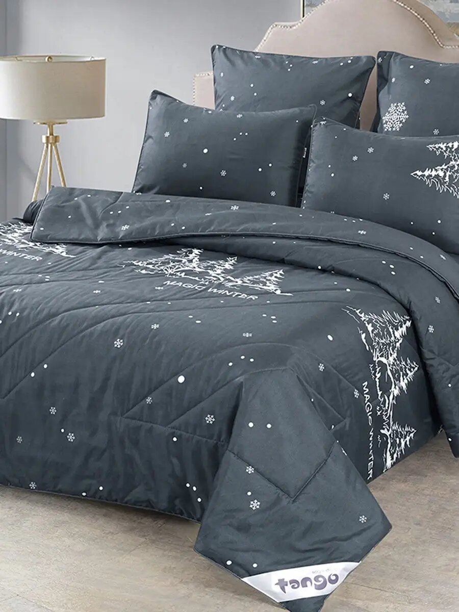 Постельное белье с одеялом семейное De Verano