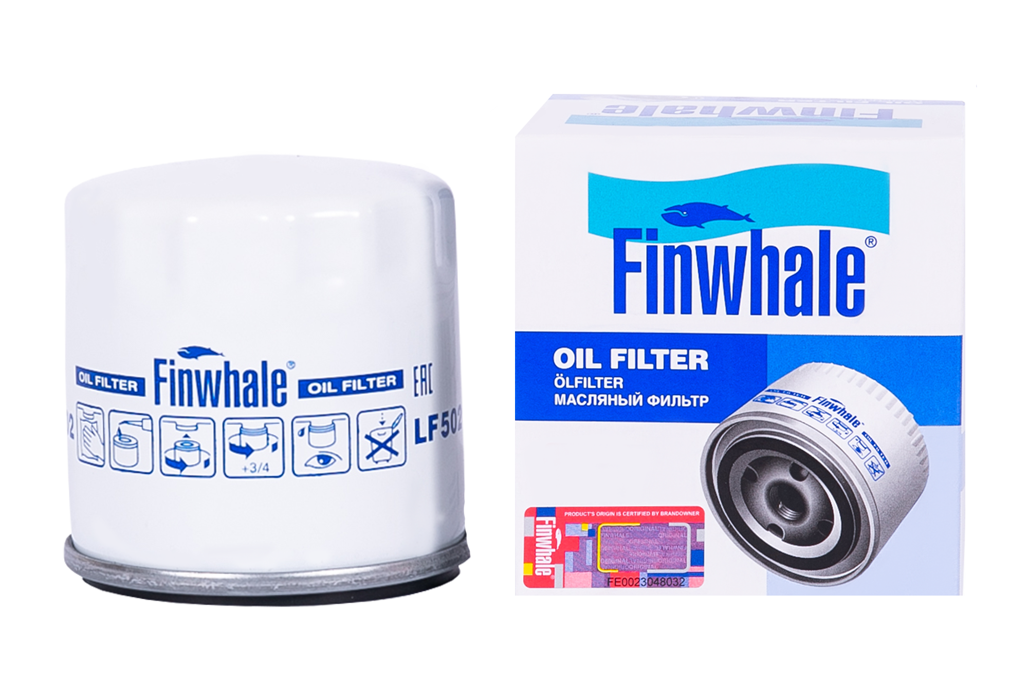 Фильтр масляный Nissan Qashqai J10/J11 1.6-2.0 бензин, X-Trail 2.0-2.5 бензин, FINWHALE LF502 / 152089F60A / 1520865F0A