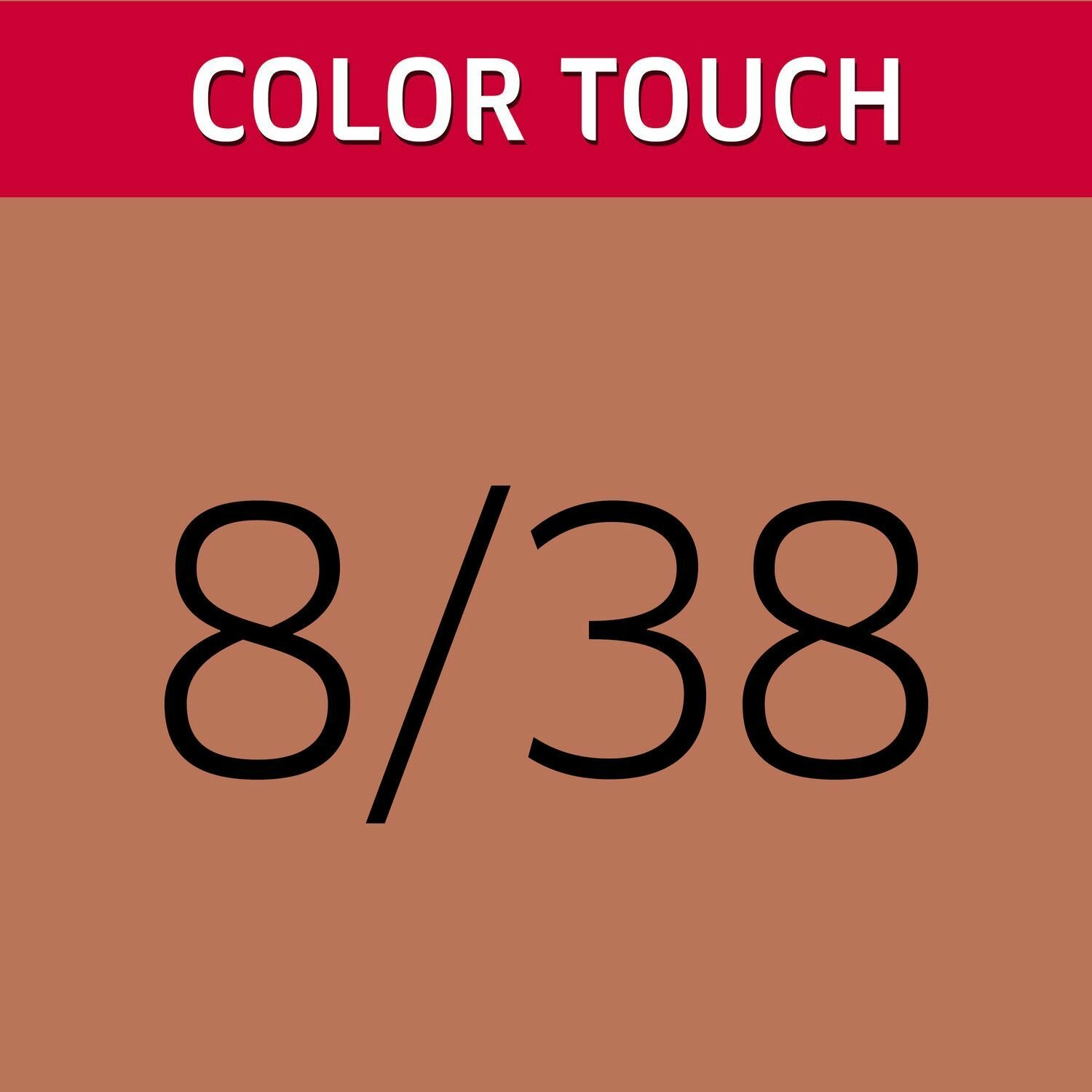 Крем-краска Wella Professionals Color Touch без аммиака , 8/38 светлый блонд золотой жемчуг , 60 мл
