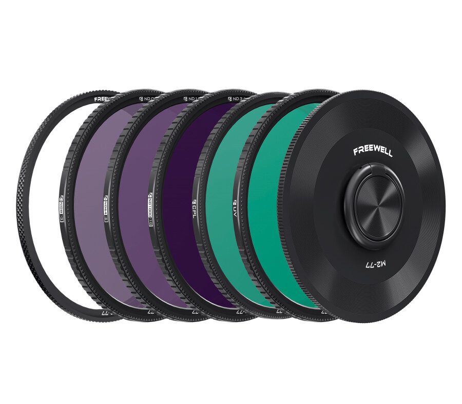 Комплект фильтров Freewell M2 Magnetic Quick Swap 5-pack 77mm: ND8, ND64, ND1000, CPL, UV
