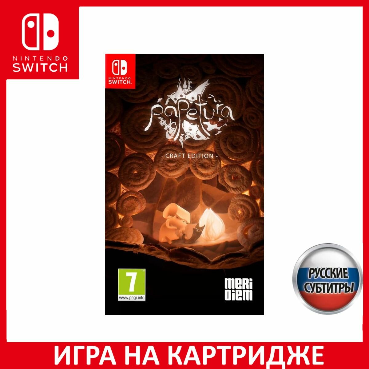 Игра Papetura Craft Edition Switch Русская Версия Картридж на Nintendo Switch