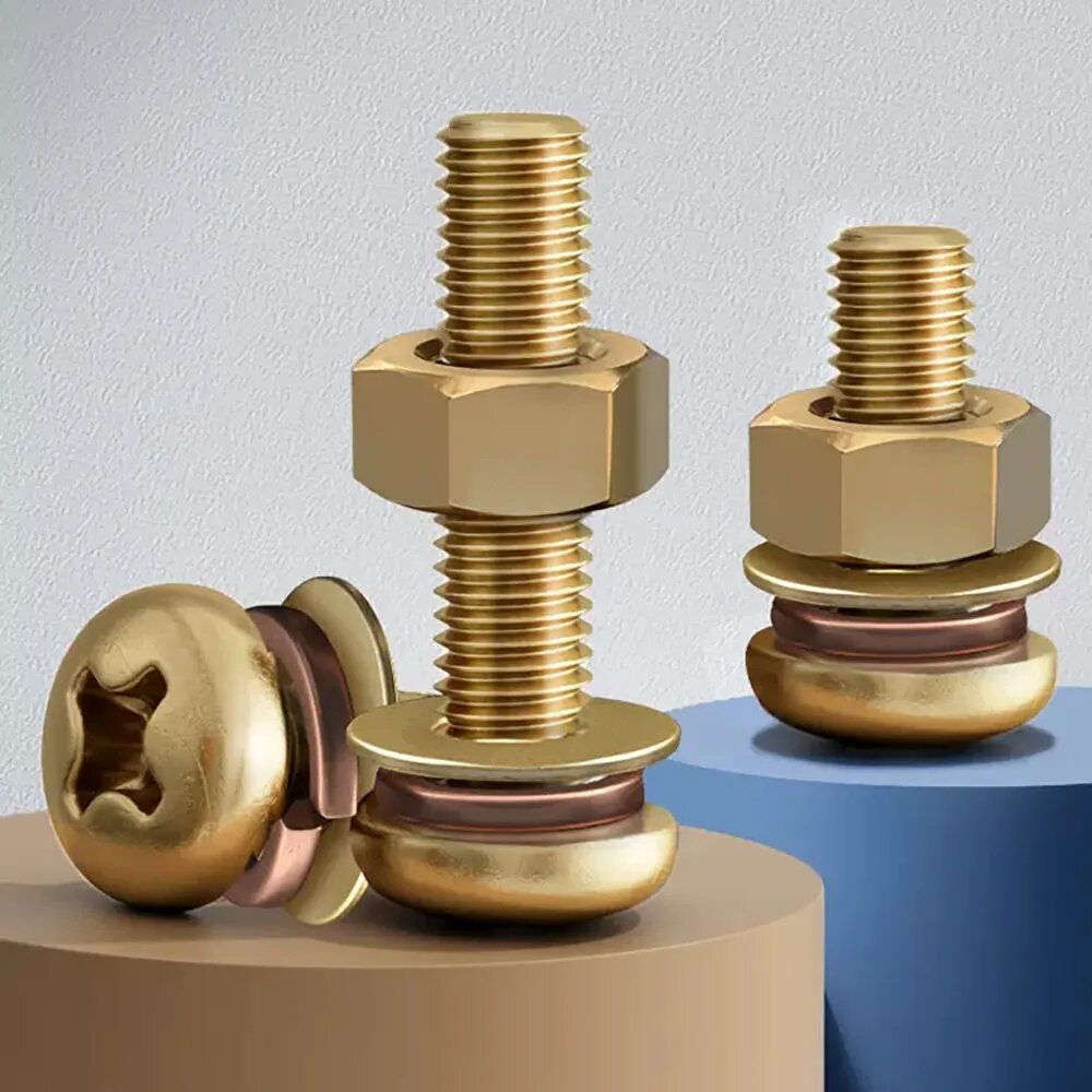 Латунные крестовые болты M3-M8 набор 4 в 1 (1pcs) -M8, 40mm