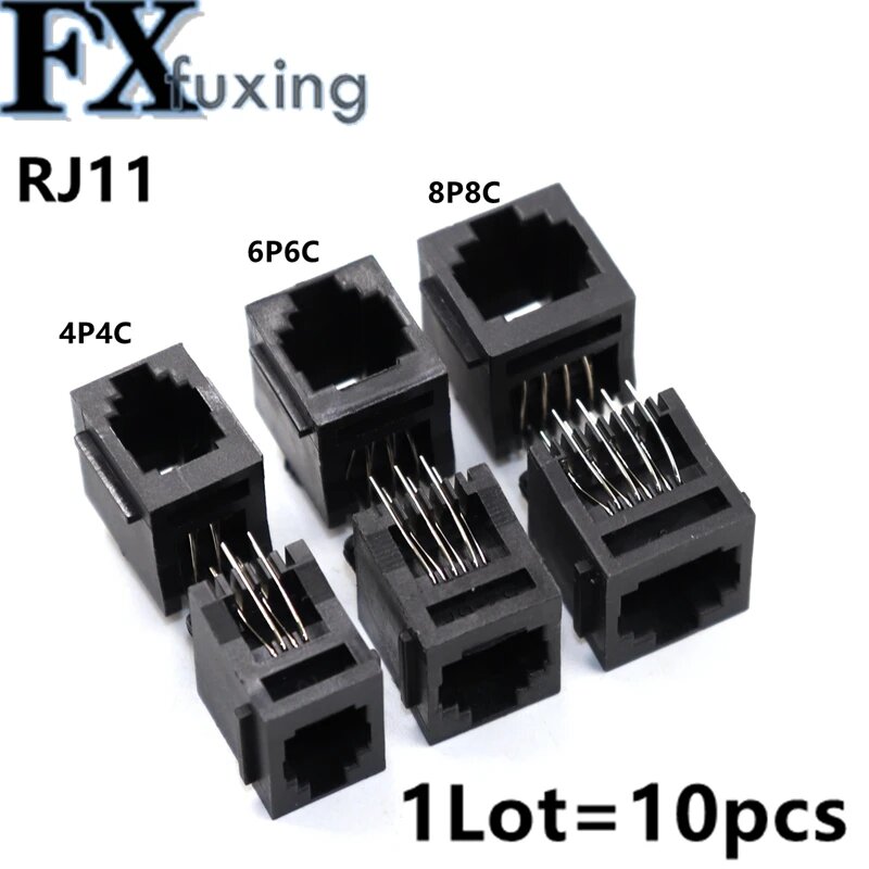 Разъемы RJ11 52-6P6C 4P4C 8P8C 52-4P4C