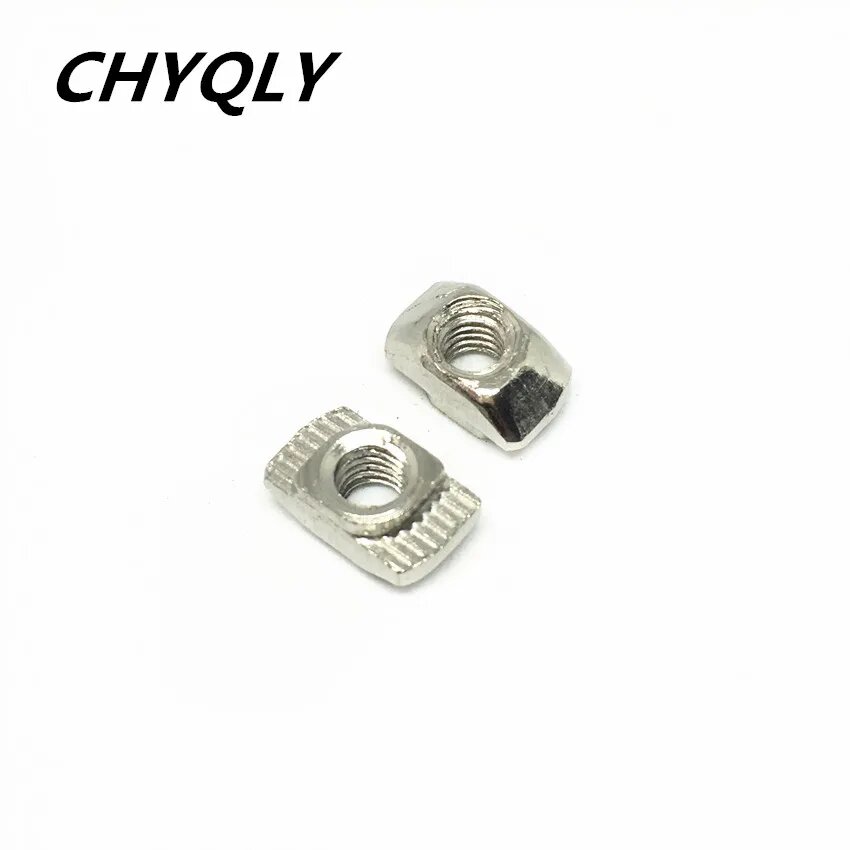 Т-образные гайки CHYQLY, никелированная углеродистая сталь, M3/M4/M5 М5 (постельное белье)