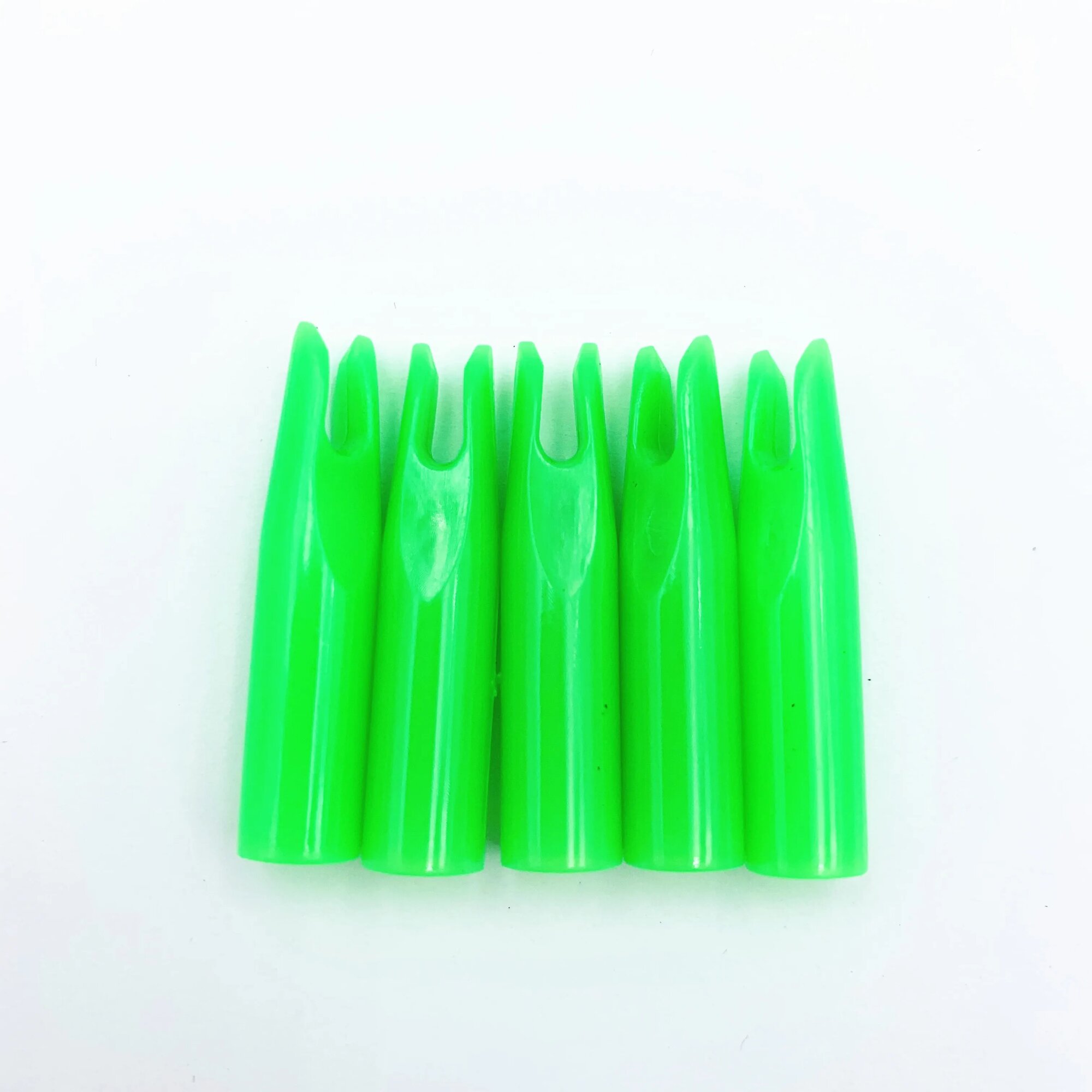 Держатели для стрел из лука 24 шт, ID 6 мм, пластик Зеленый, Green