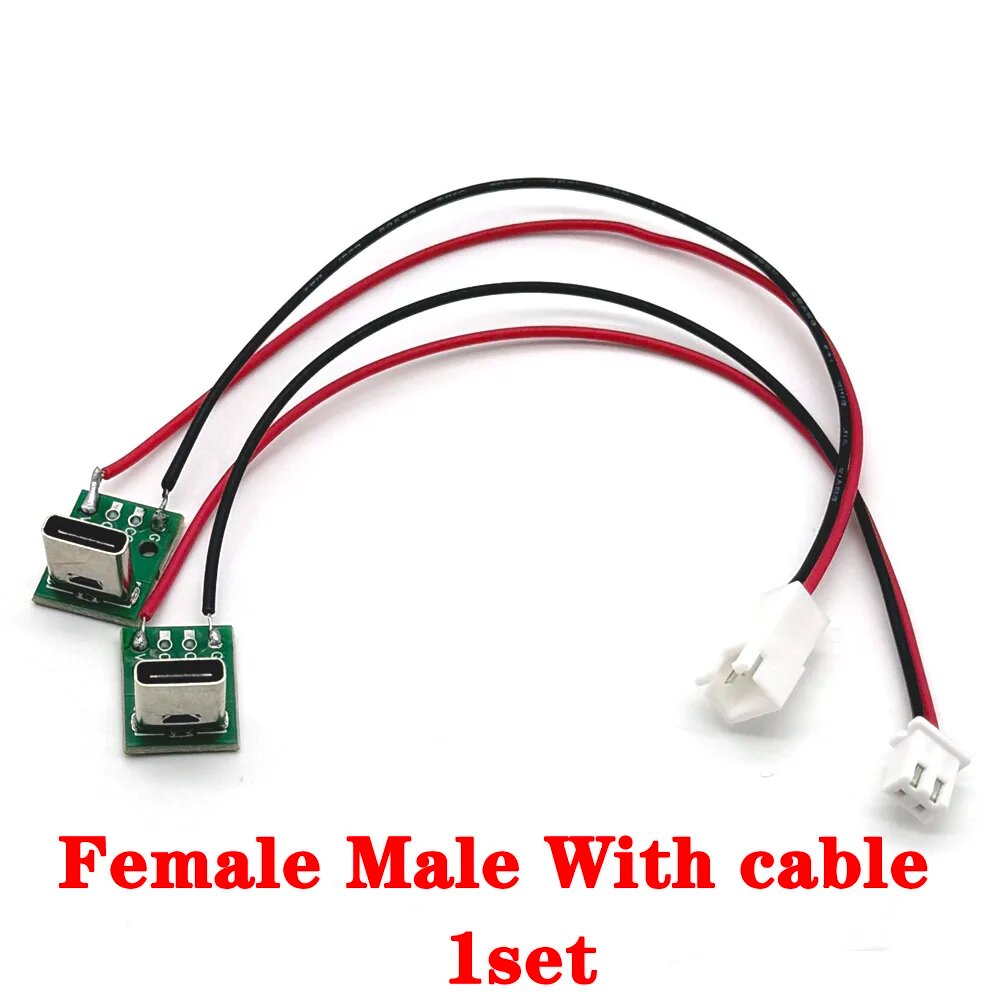 Тестовая плата USB Type C 6Pin LAJQTAO 1pcs, Female Male 1set