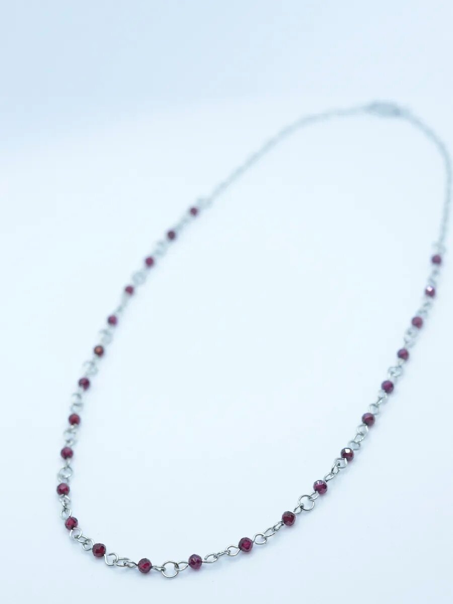 Колье, гранат