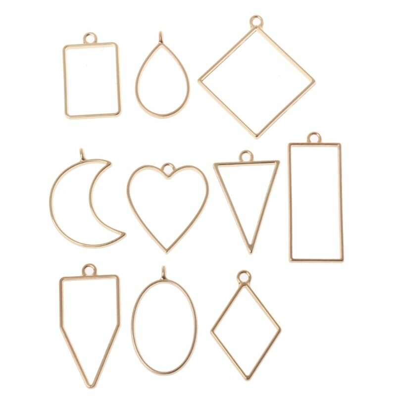 10 шт. Геометрические подвески для украшений