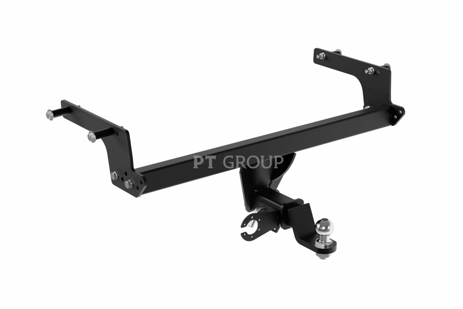 Фаркоп съемный квадрат Рено Дастер (2012-), Каптур (2016-), Ниссан Террано (2014-) с полимерно-порошковой покраской