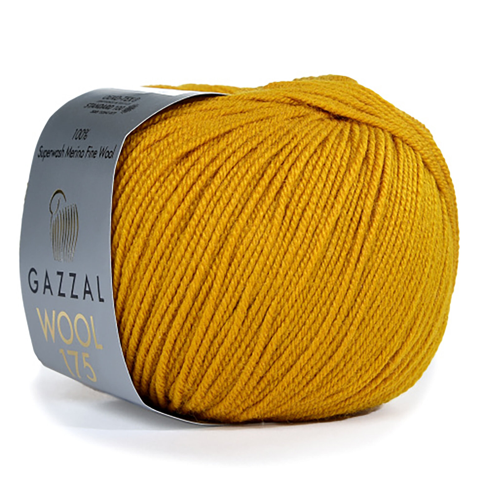 5 Мотков, Gazzal Wool 175, 100% Тонкая шерсть мериноса супервош / 50 гр. - 175 м, Цвет-313