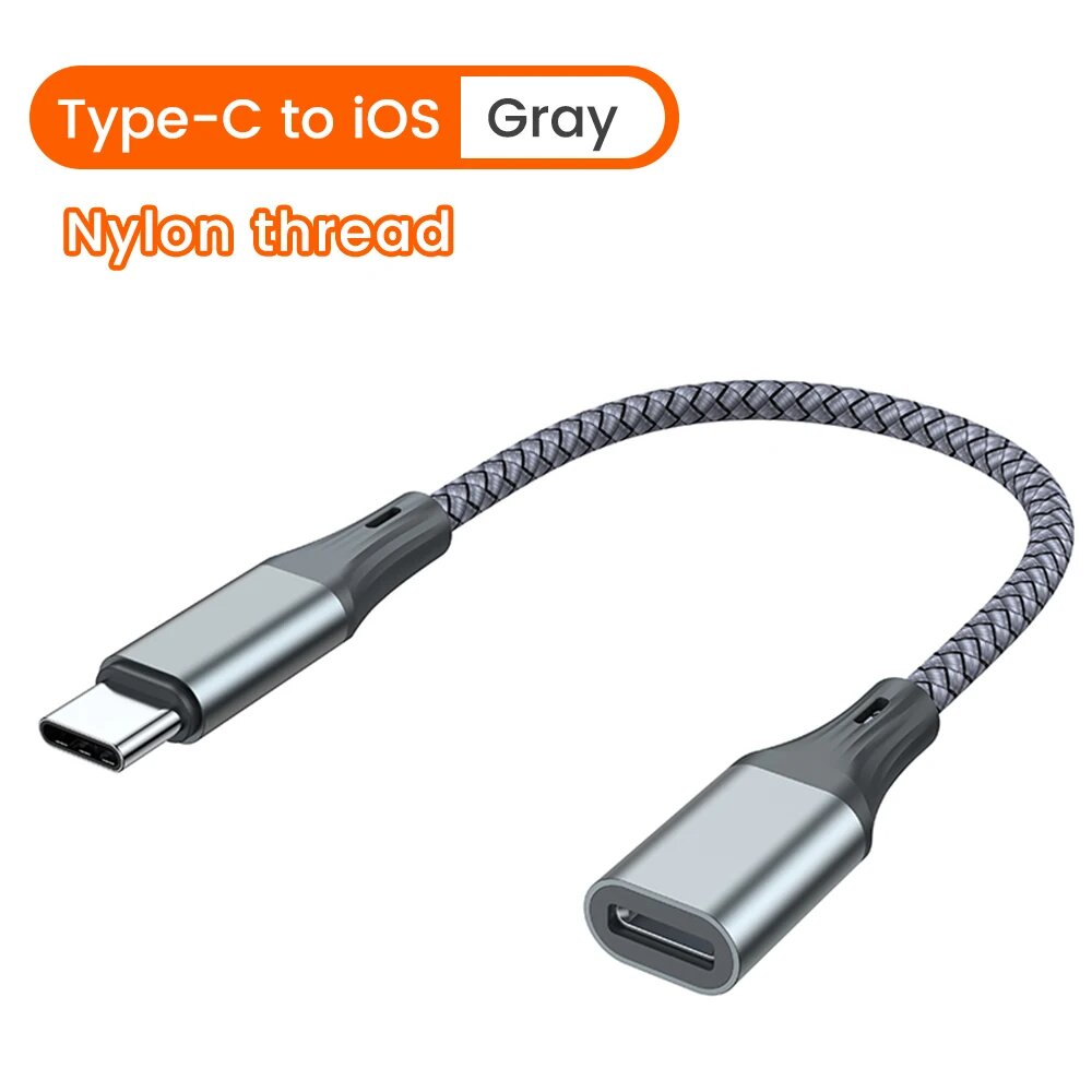 Кабель-адаптер Crouch USB C для iphone 15 16 60 Вт PD, адаптер для быстрой зарядки GY Type C To IOS