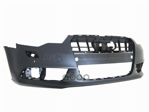 Бампер передний Audi A6 10-14 (Под омыватели фар/ Под сонары(парктроники)/ С отверстием под крюк) Sat арт. ST-AU16-000-0