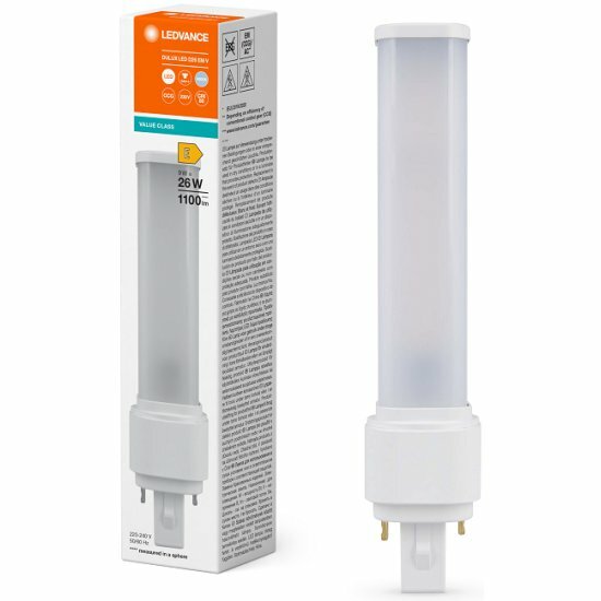 Светодиодная лампа Ledvance-osram LEDVANCE DULUX D26 LED 9W/840 230V EM G24d-3
