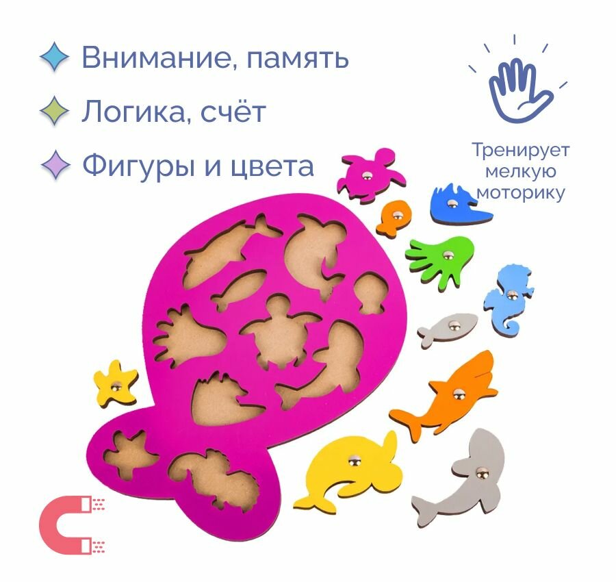 Игра с магнитами Рыбалка