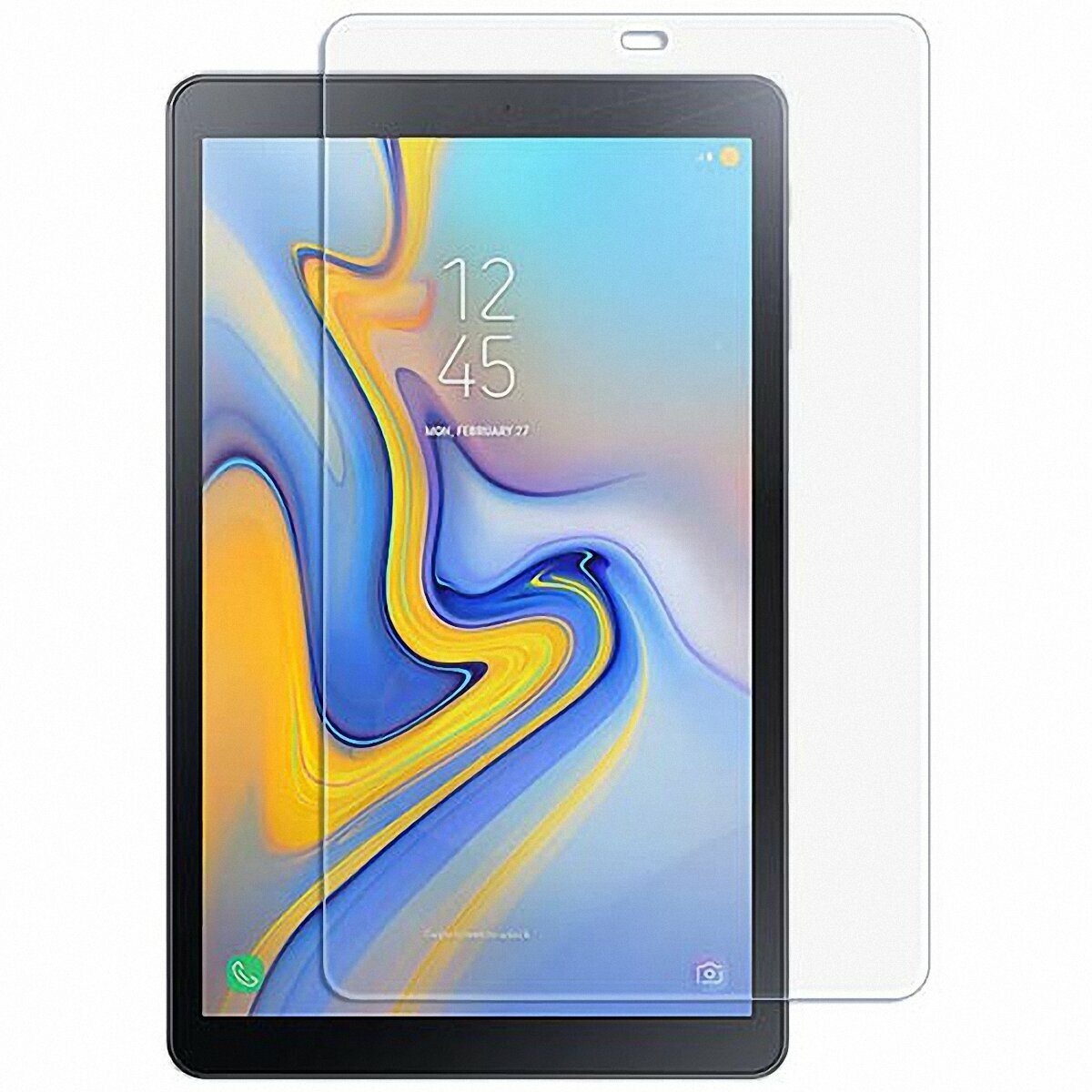 Защитное стекло для Samsung Galaxy Tab A 10.5 T590 / T595 прозрачное на экран 10.5", глянцевое