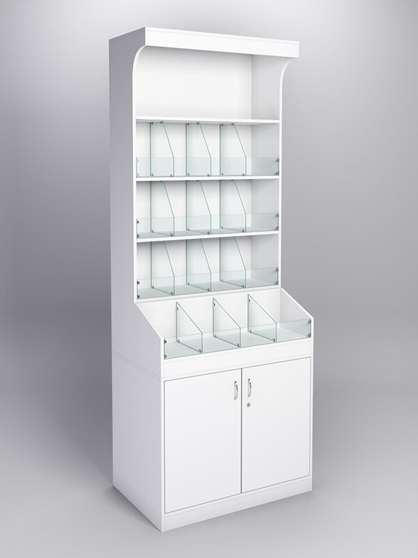 Стеллаж "ко" №1, Белый. Производитель товара - компания Westcom.