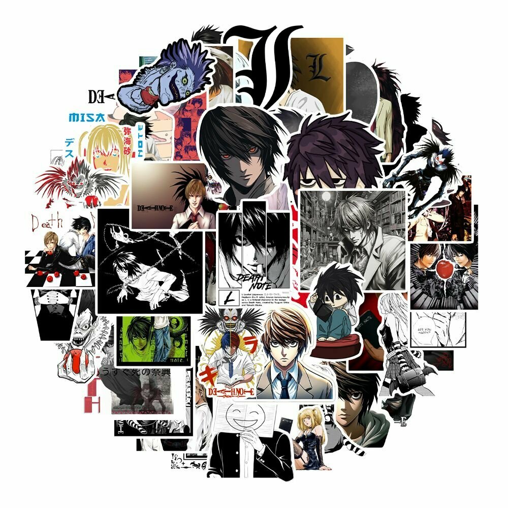 54 аниме-наклейки Death Note — фото 1