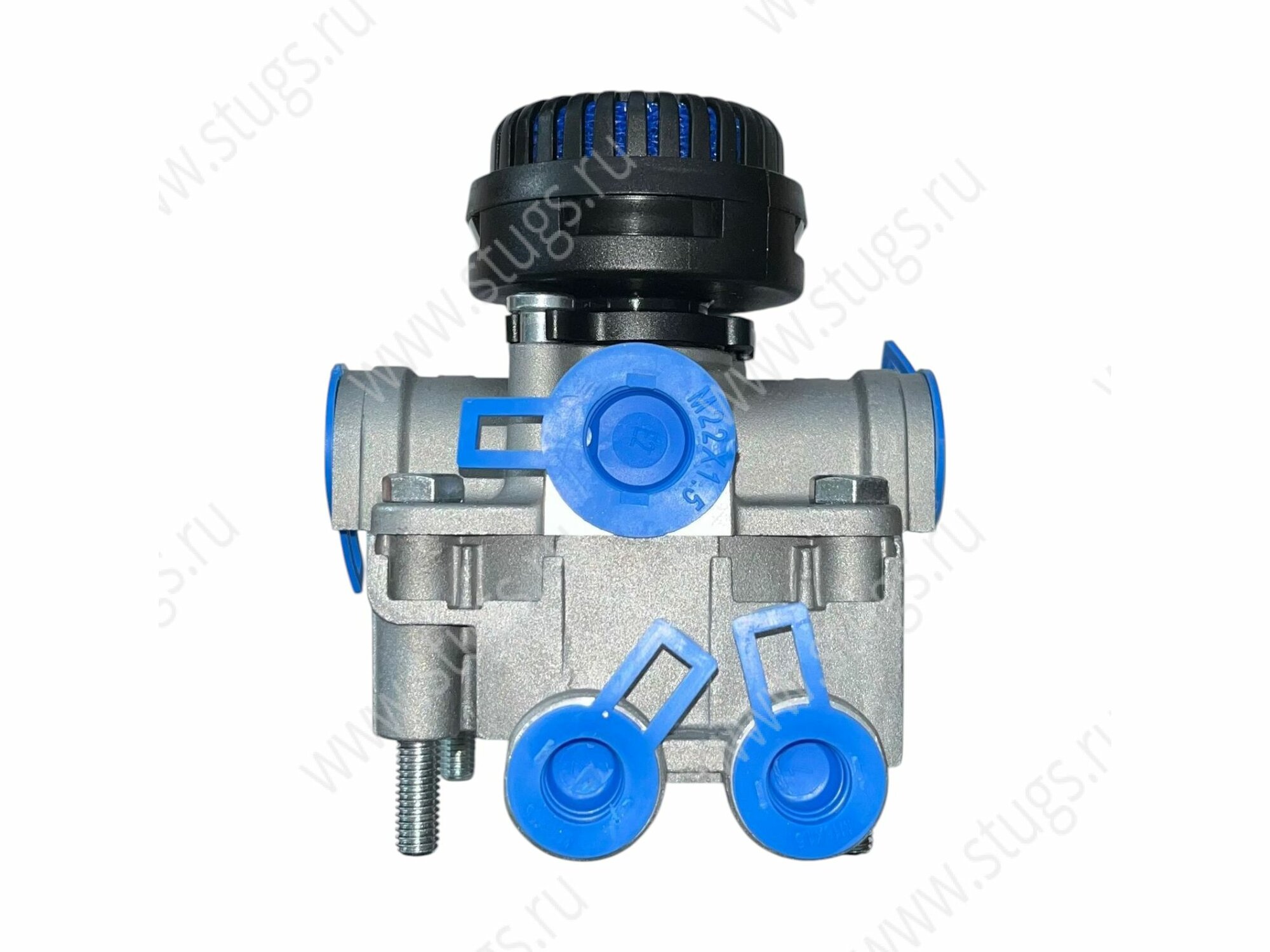 Клапан воздушный тормозной ускорительный 5 отв.(М22) / SHACMAN LEO 81.52116.6071