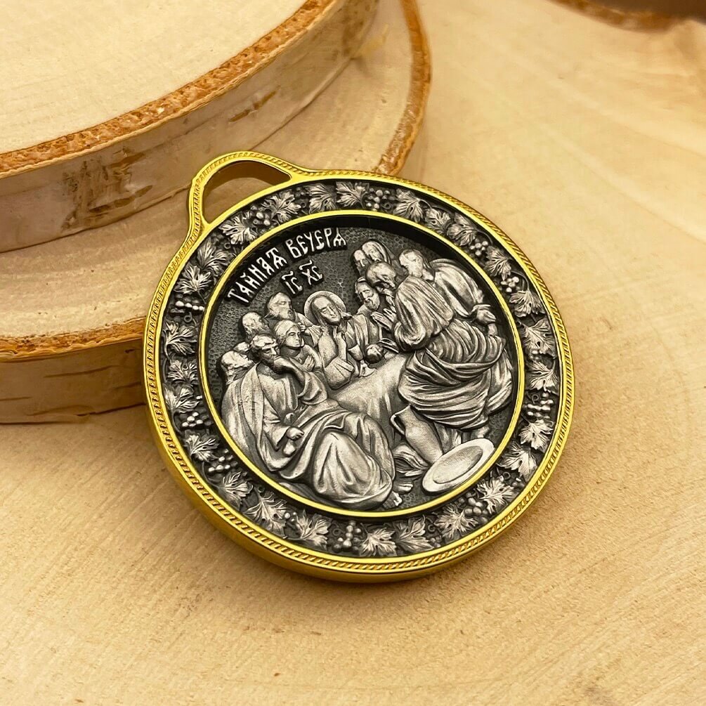 Подвеска, серебро, 925 проба, чернение, золочение, оксидирование