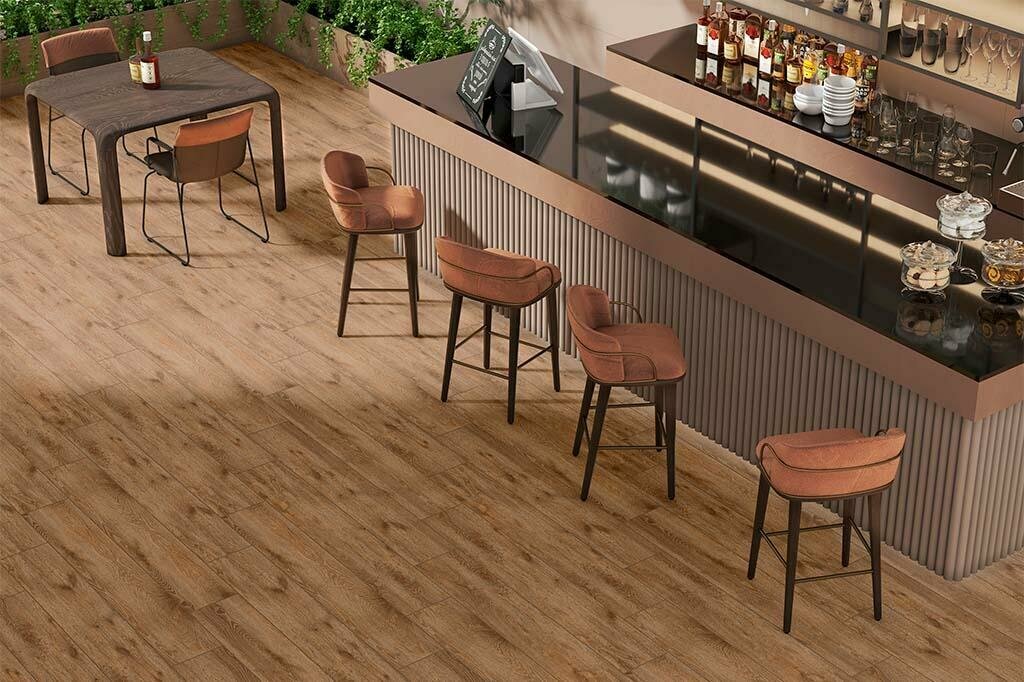 Керамогранит Gravita Driftwood 78901688 20x120 Матовая Коричневый, для ванной комнаты, для кухни