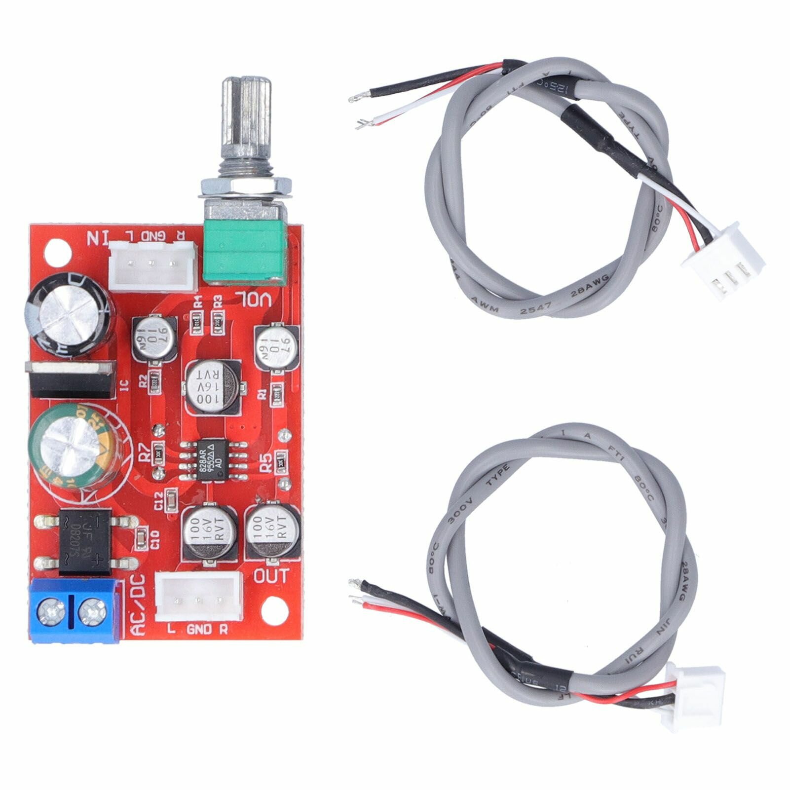 Предусилитель. Усилитель мощности. Сабвуферный усилитель с потенциометром AD828