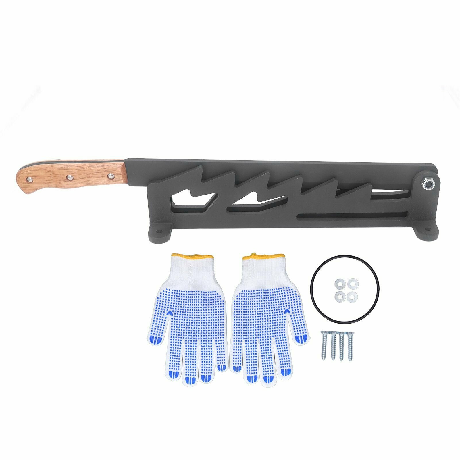 Портативный настенный дровокол с деревянной ручкой