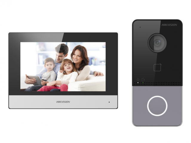 Комплект домофона системы видеодомофонии Hikvision DS-KIS603-P(C)