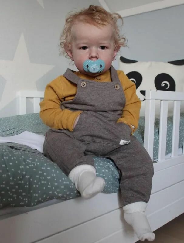 Кукла реборн 70 см Мягкая силиконовая 3D роспись кожи рук