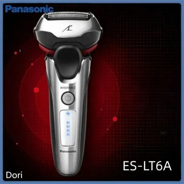 Panasonic Электробритва LT6A, серебристый, черно-серый