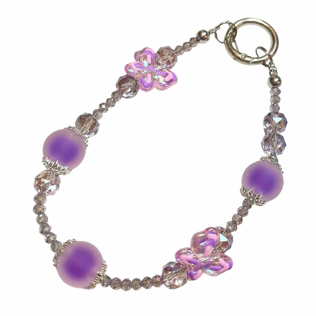 Элегантный Бисерный Брелок для Телефона