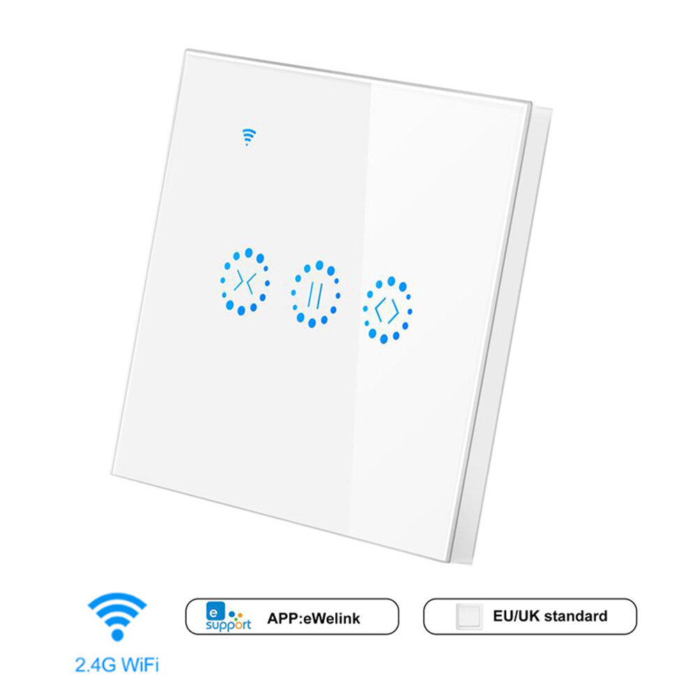 Переключатель штор Smart Wifi, управление гаражными воротами, сенсорный мотор для занавеса, жалюзи, рольставни, совместим с Alexa